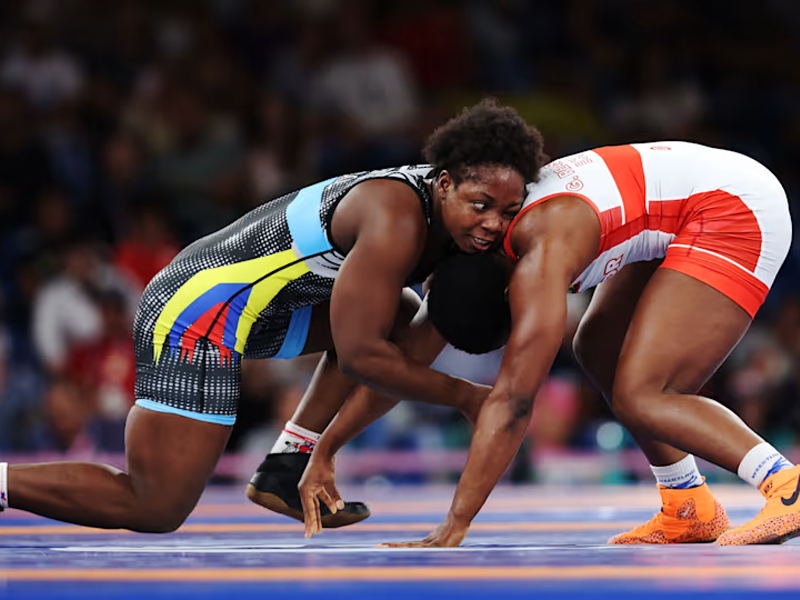 Tatiana Rentería medalla de bronce para la lucha colombiana en París 2024